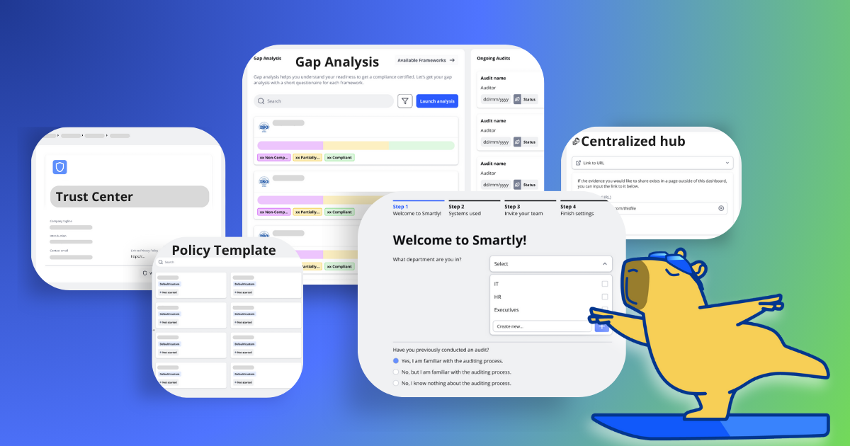 Smartly: Automated ISO 27001 & SOC 2 Compliance Platform